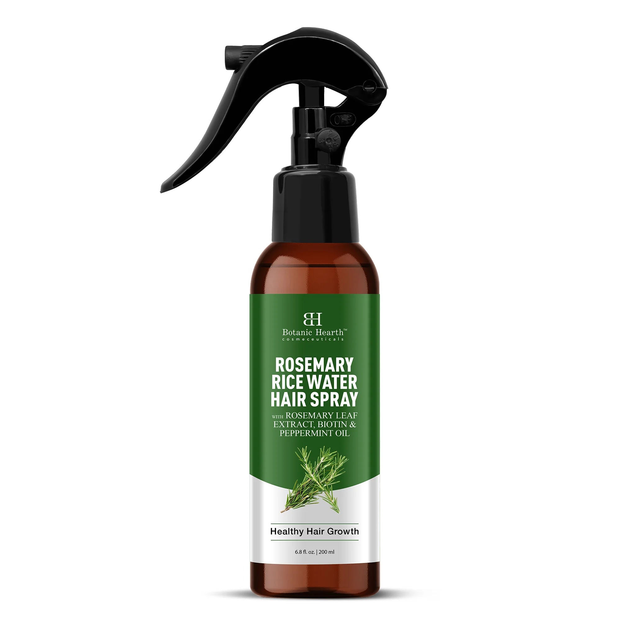 Rosemary Rice Water Hair Spray with Biotin and Aloe Vera Extract | 6.8 ...