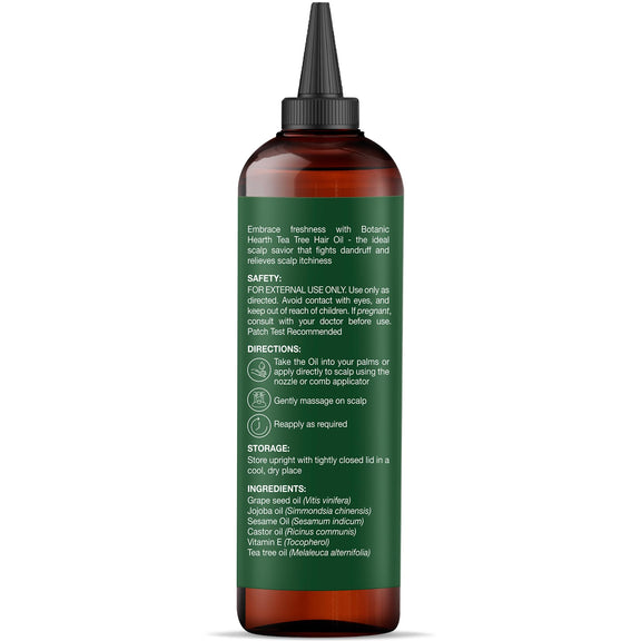 Tea Tree Hair Oil with Argan & Grapeseed Oils | 6.7 fl oz – Botanic Hearth
