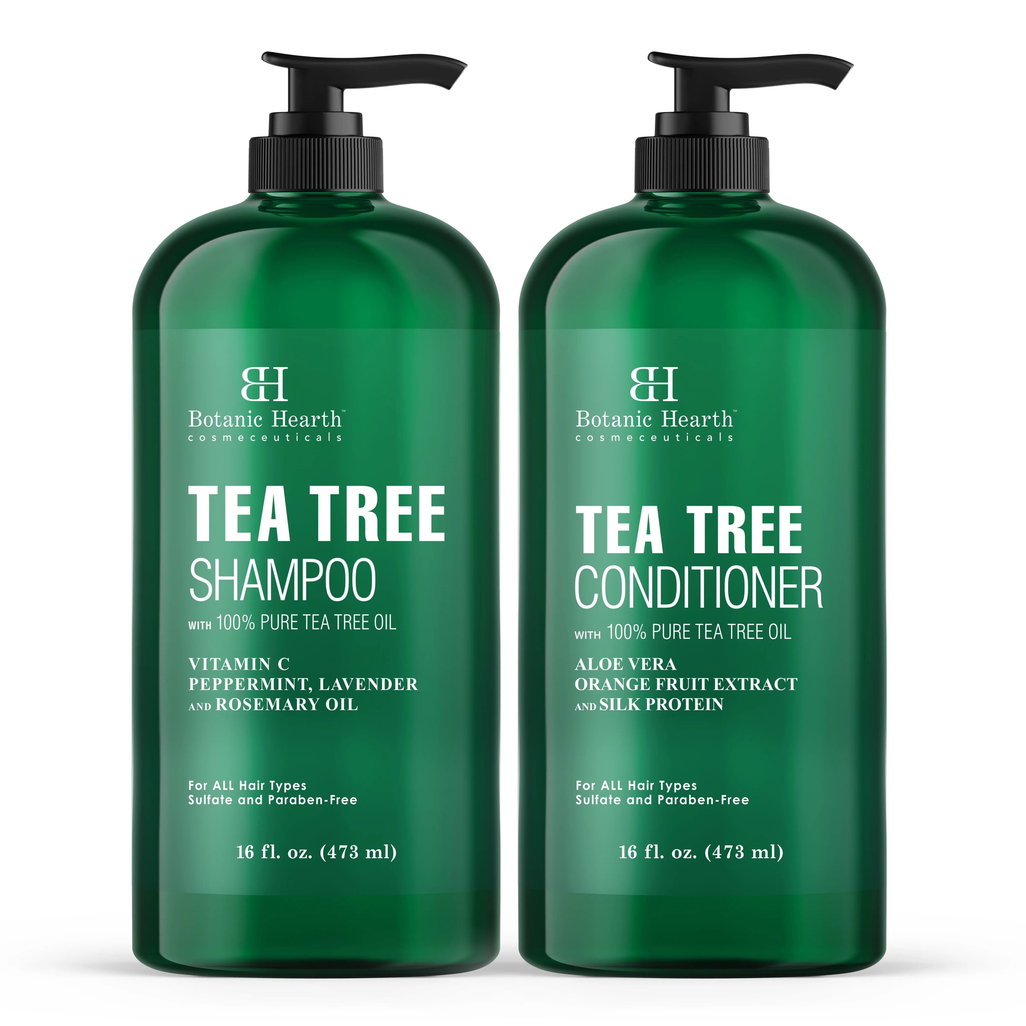 Tea Tree Oil Special Shampoo and Conditioner Set | Botanic Hearth