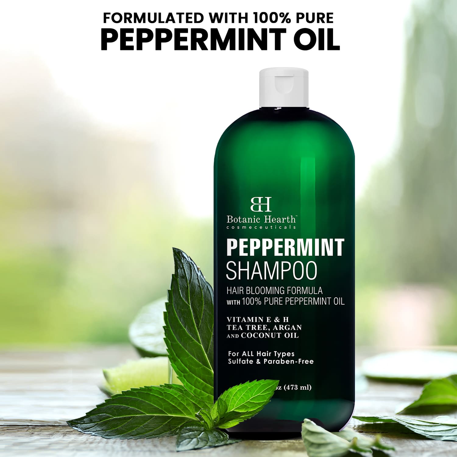 Peppermint Shampoo (16 fl oz) – Botanic Hearth