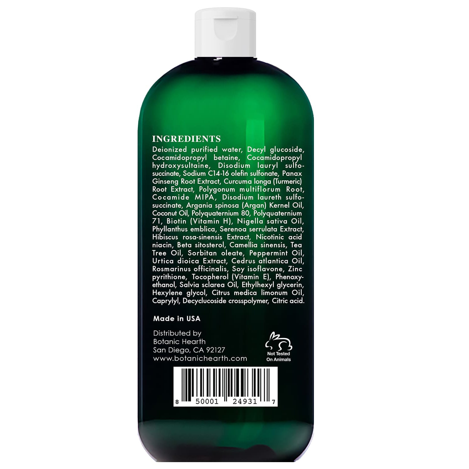Peppermint Shampoo (16 fl oz) – Botanic Hearth