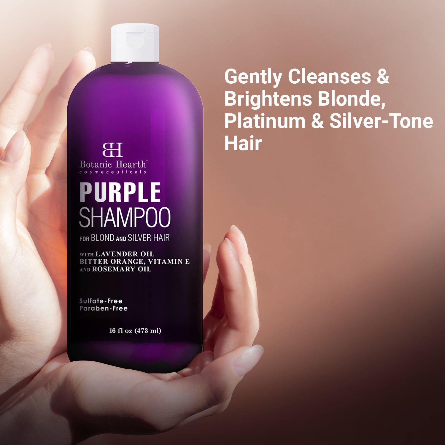 Purple Shampoo And Conditioner Set Protect Hair Color Botanic Hearth