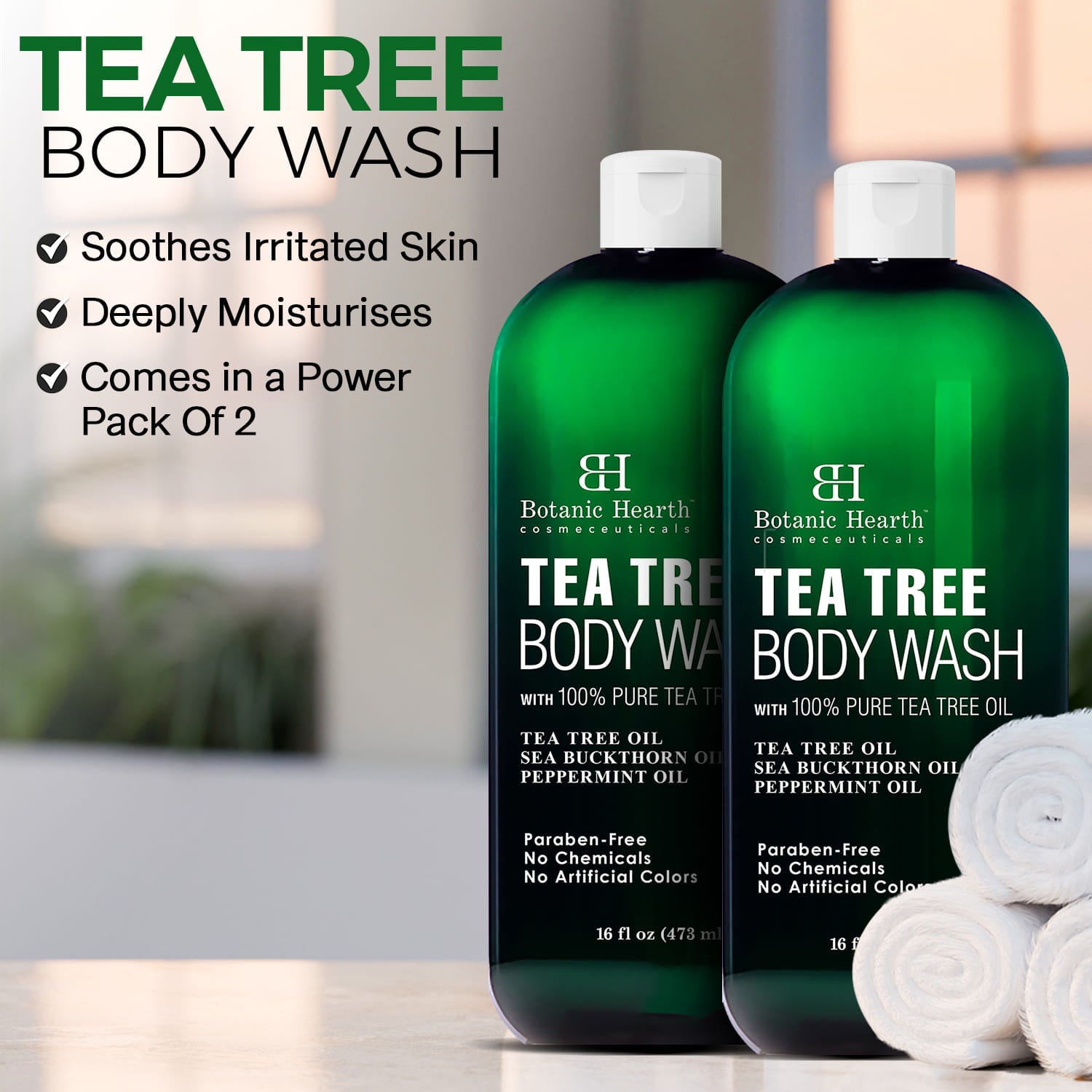 Tea Tree Body Wash - Pack of 2 – Botanic Hearth