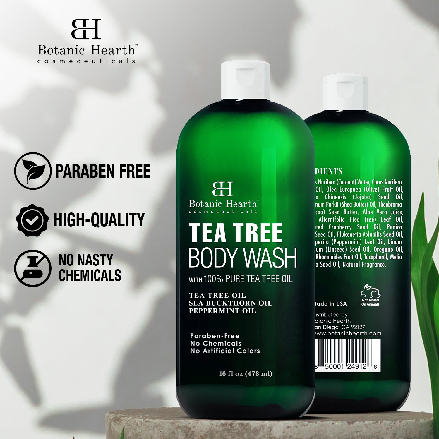 Tea Tree Oil Body Wash / Soap | Botanic Hearth