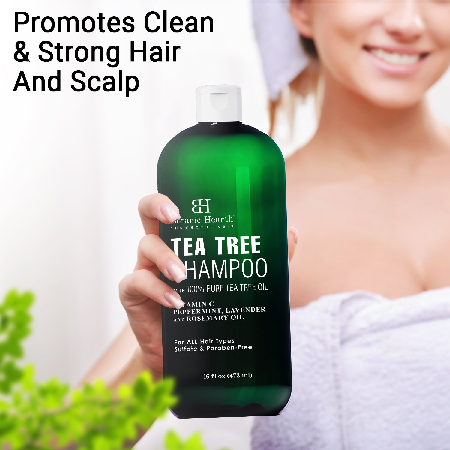 Tea Tree Shampoo - 16 oz – Botanic Hearth