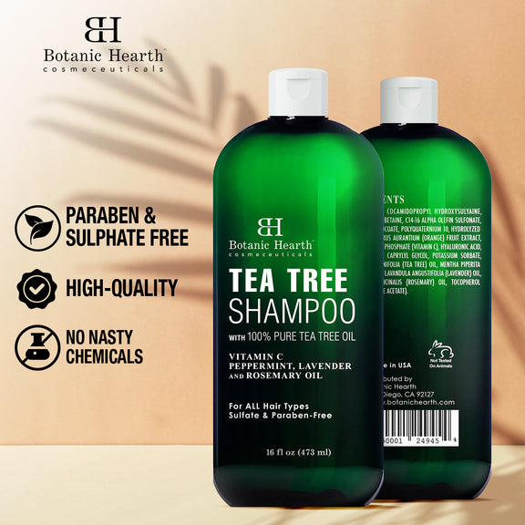 Tea Tree Shampoo - 16 oz – Botanic Hearth