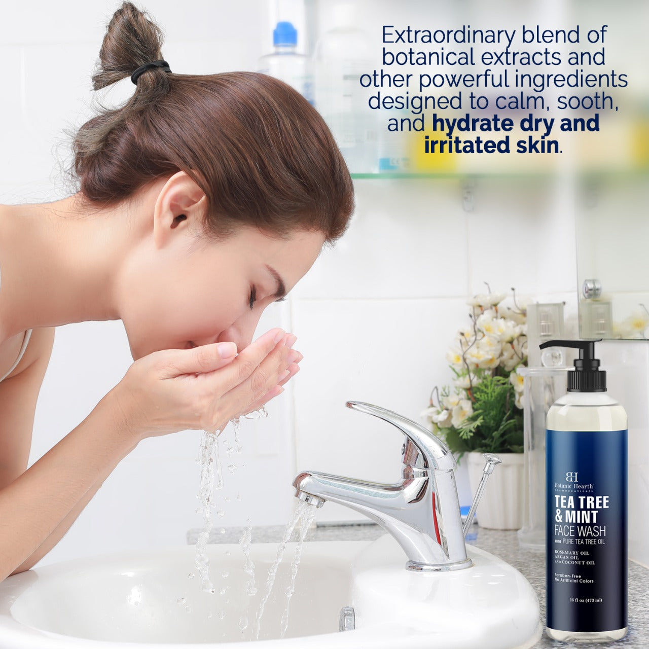 Tea Tree and Mint Face Wash – Botanic Hearth