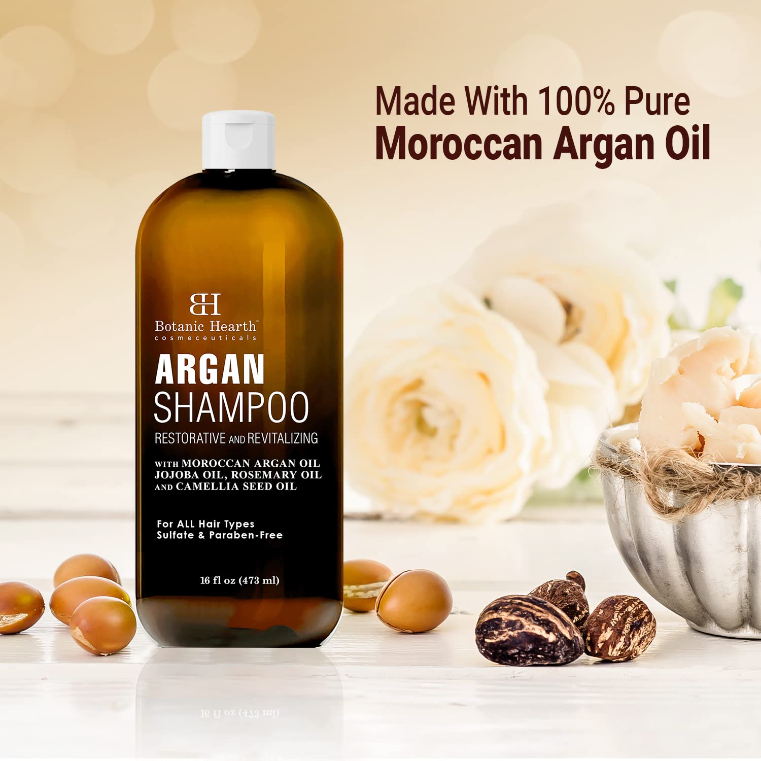 Argan Shampoo made with Moroccan Argan Oil – Botanic Hearth