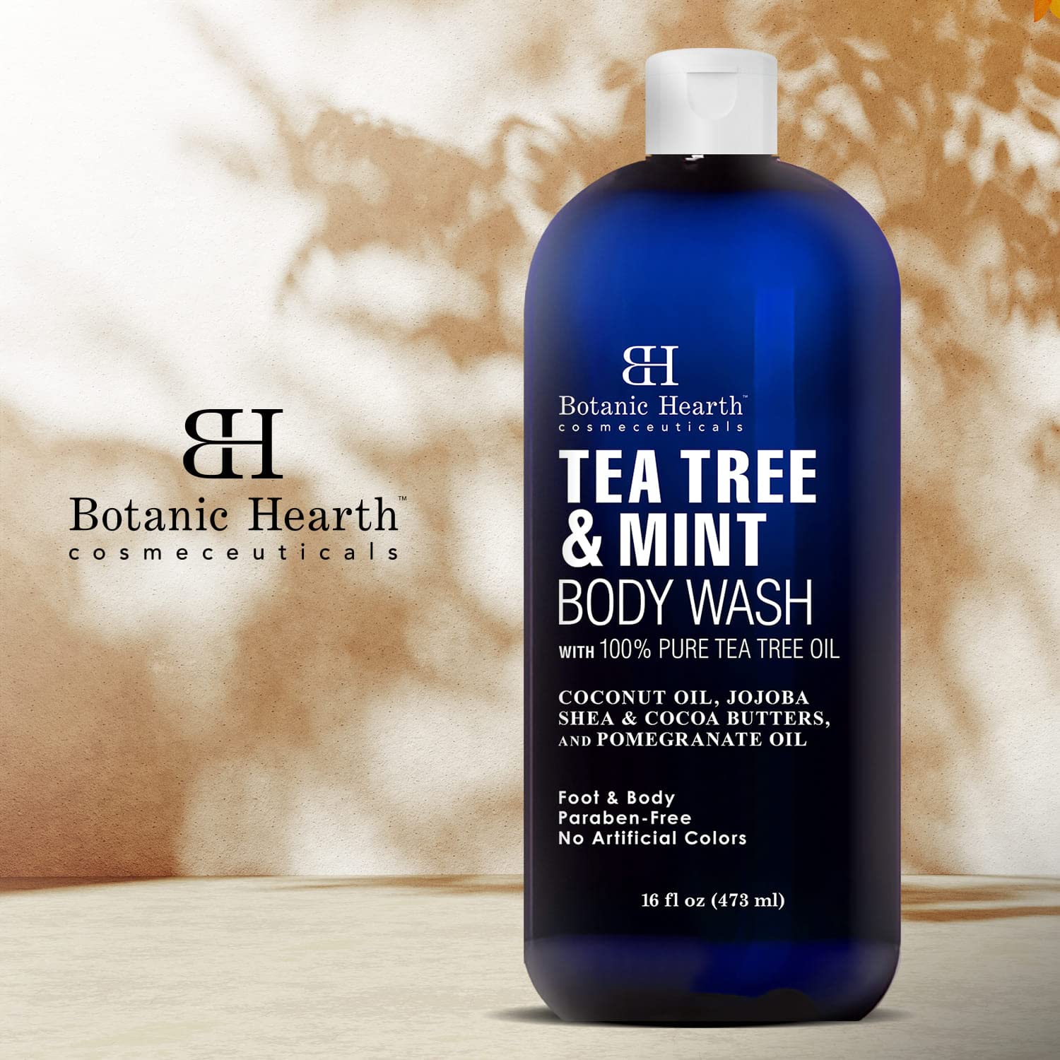 Tea Tree Oil Body Wash with Mint – Botanic Hearth